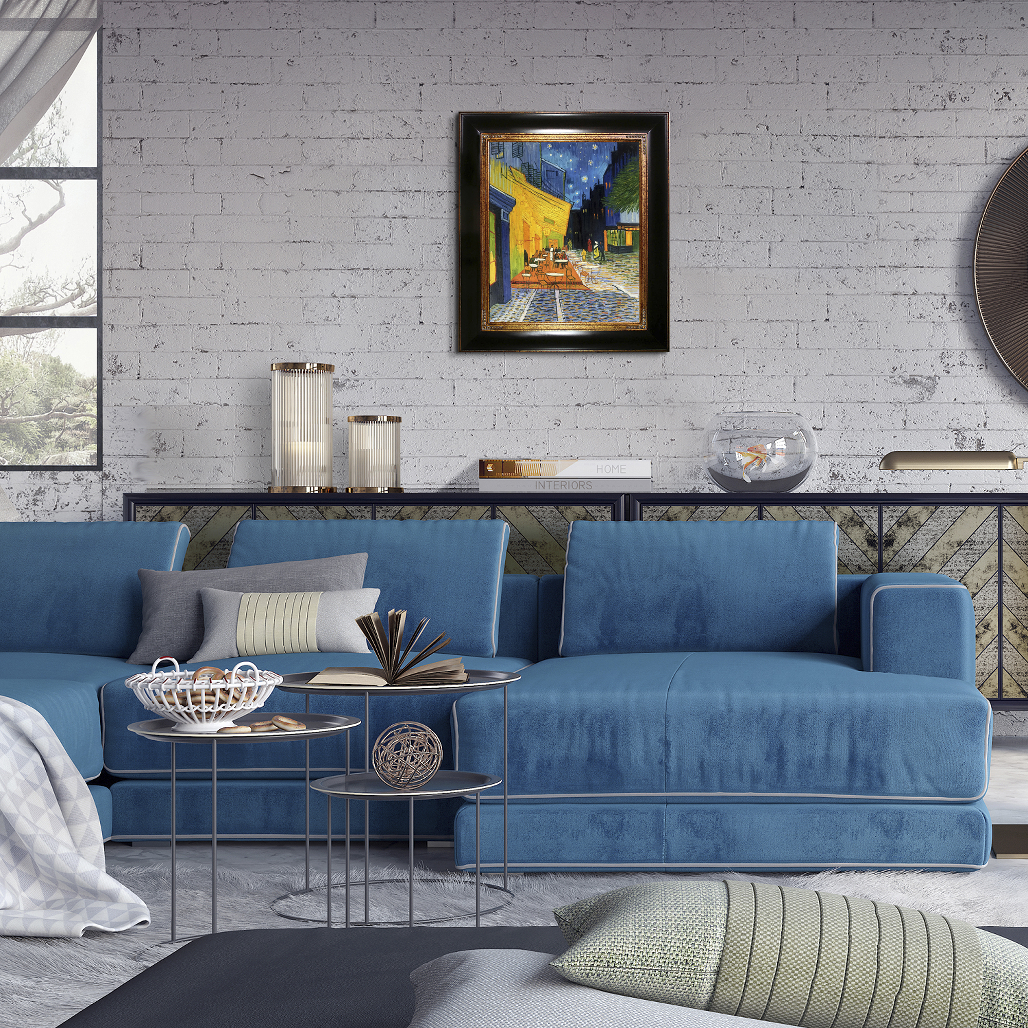 Living Room Paintings Canvas Art Reproduction Oil Paintings